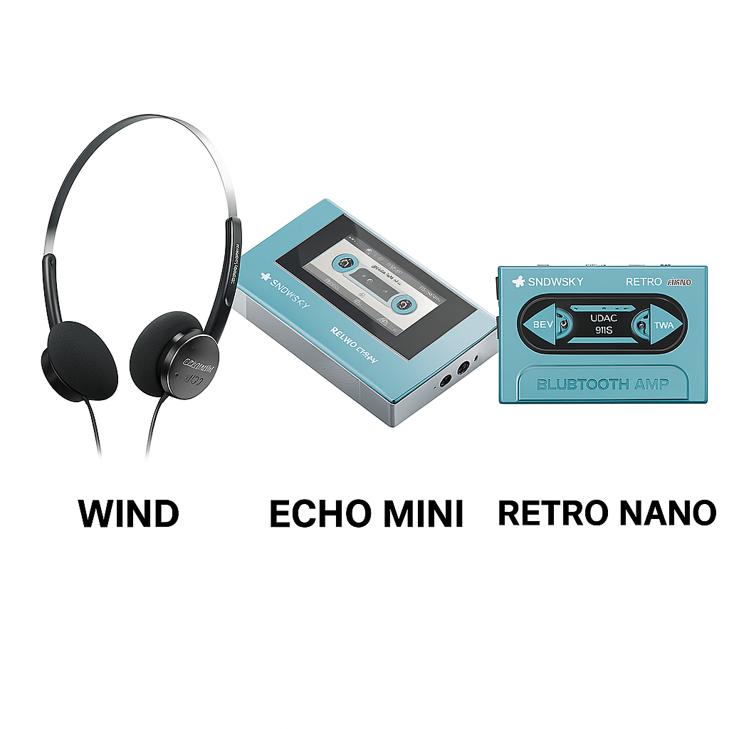 FiiO prezentuje nową serię SNOWSKY – WIND, ECHO MINI, RETRO NANO